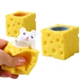 ML Stress-relieving Pet Cheese Mouse Cheese Pinch Fun Stress Ball Vent ...