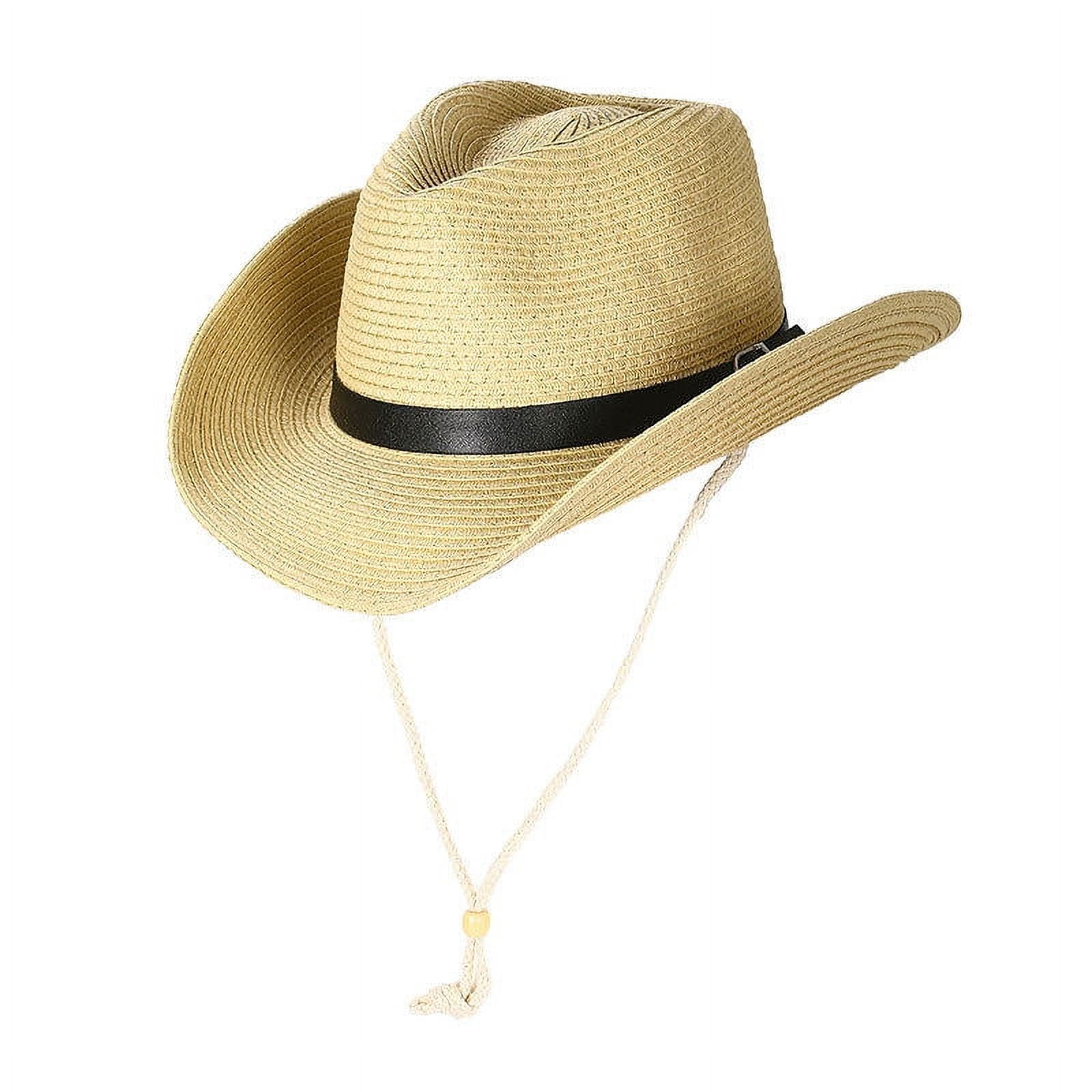 Click here for Yuan Ou Mens Western Cowboy Hat Womens Beach Hat S... prices