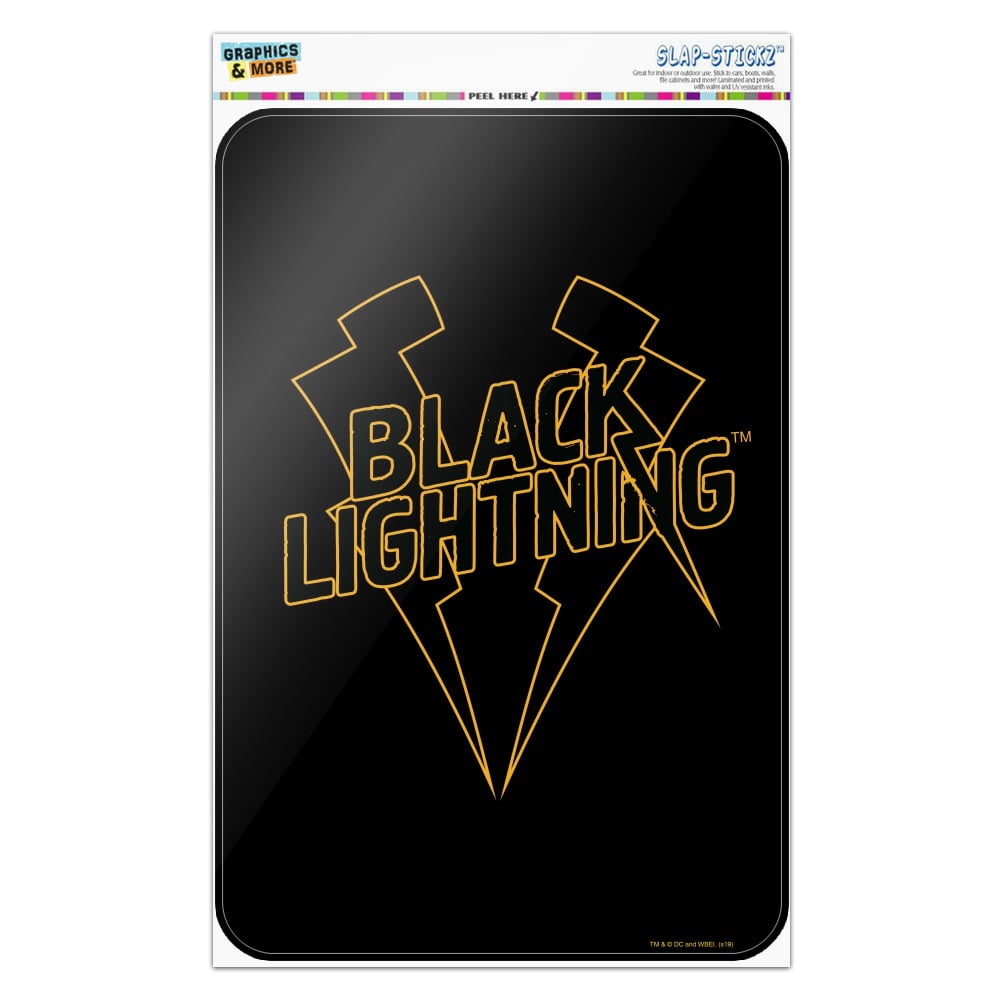 Black Lightning Logo Home Business Office Sign - Walmart.com
