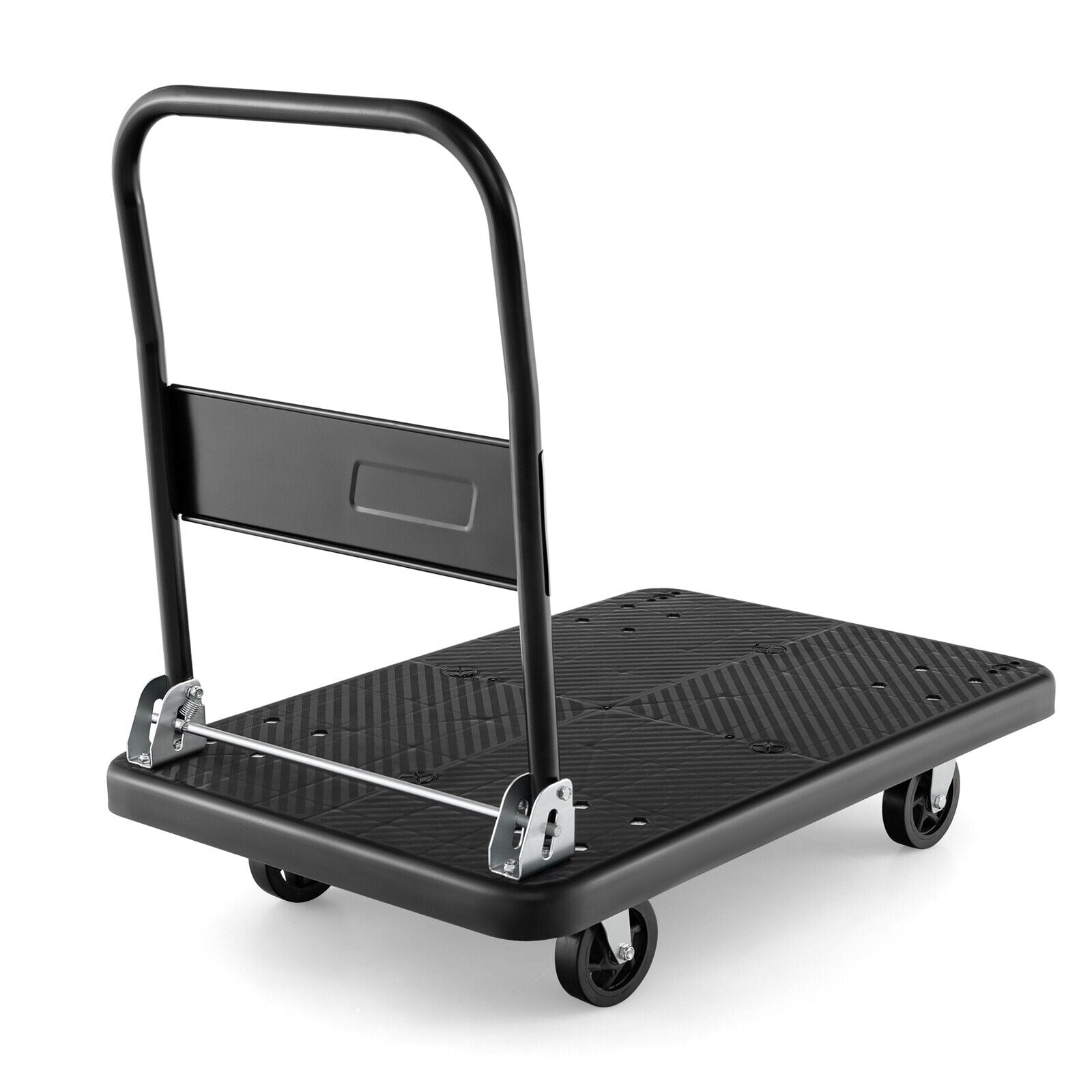 FONIRRA Platform Hand Truck, Folding Push Cart with 360 Degree Swivel ...