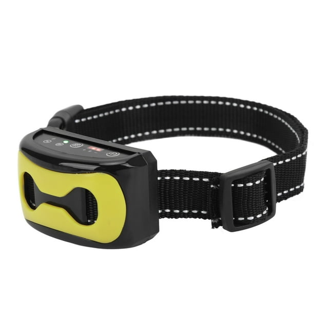 Dog Training Device, Electric 7 Modes Nylon Strap Dog Bark Collar ...