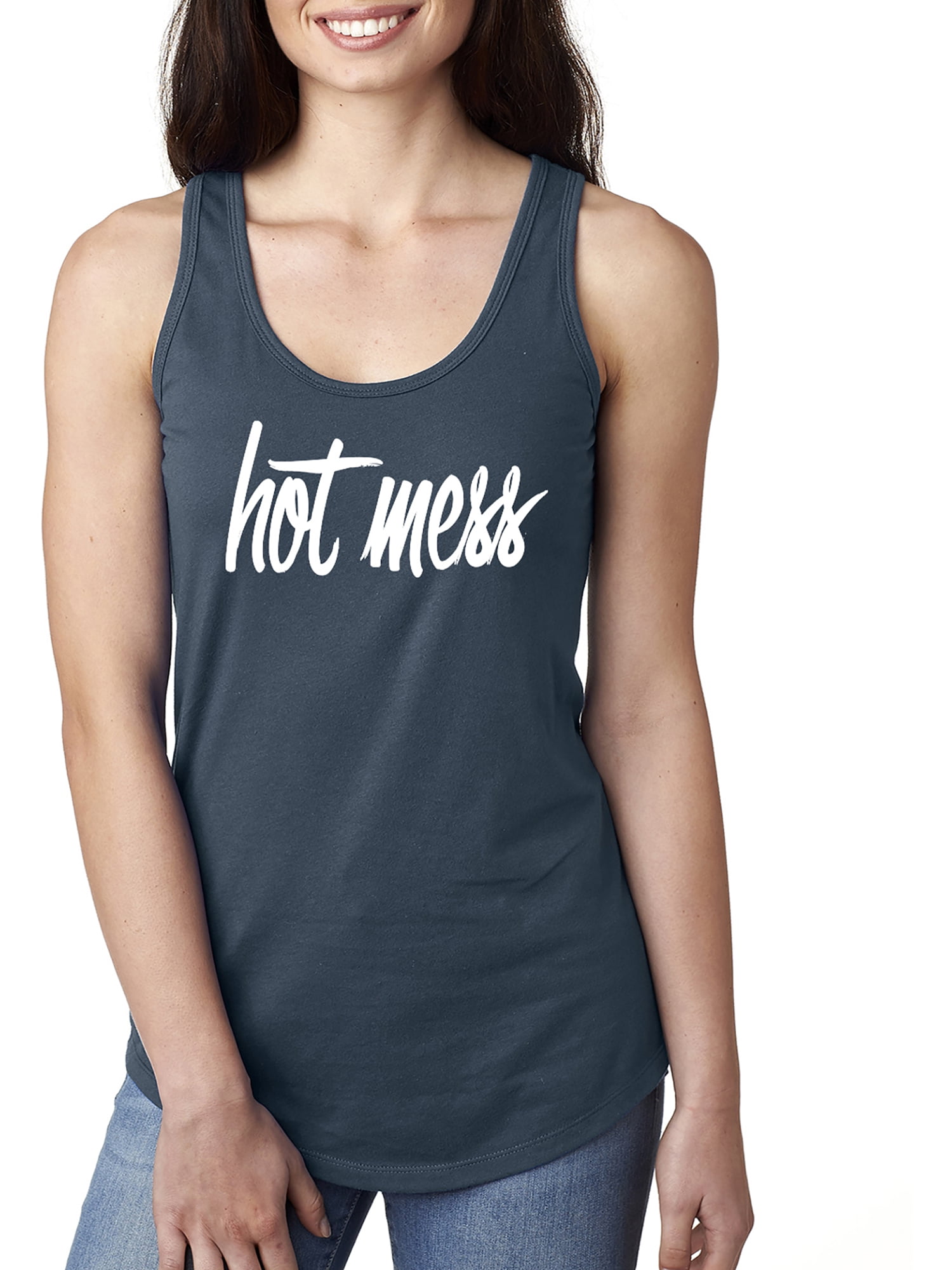 Hot Mess Racerback Tank - Walmart.com