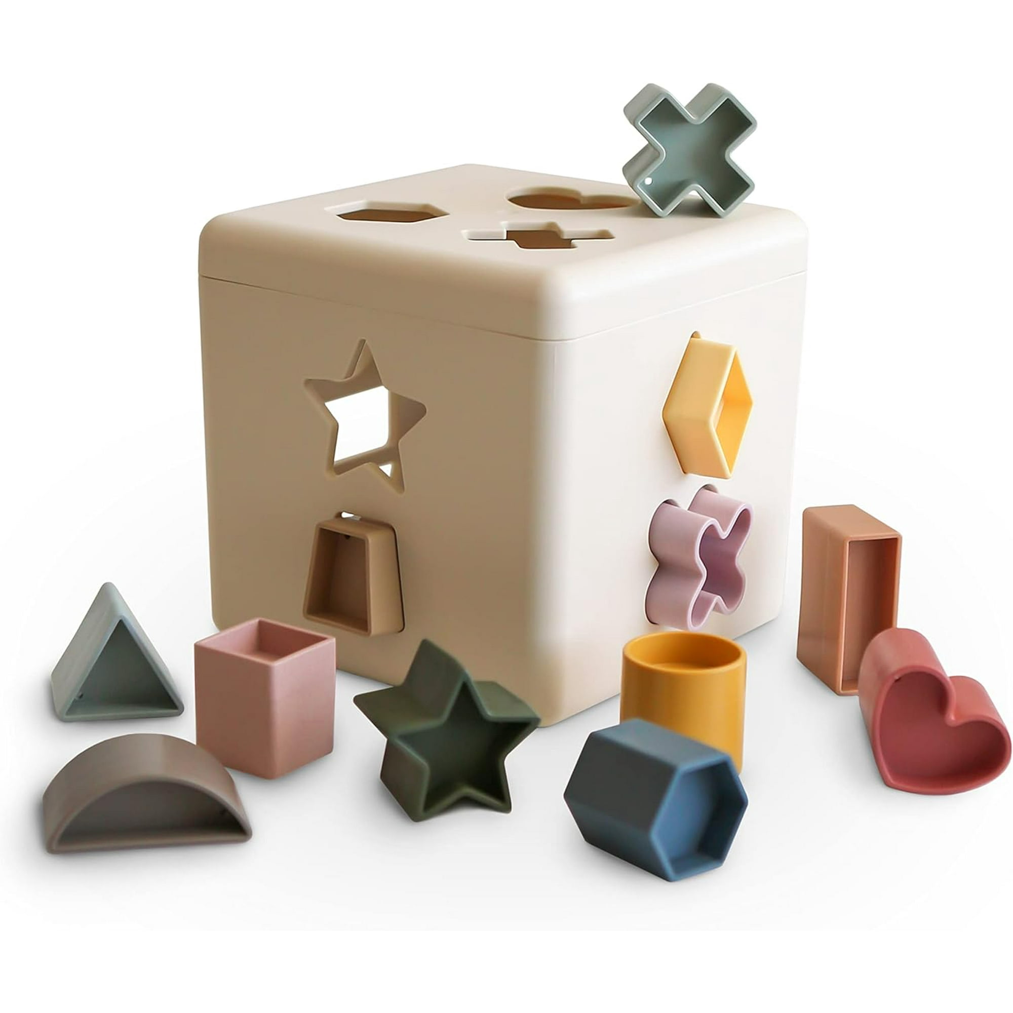 Click here for Tpefei Shape Sorter Box 12 Shapes Sorting Toy Colo... prices