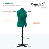 Dritz Sew You Adjustable Dressform, Medium - Body Mannequin & Tailor ...