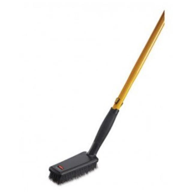 Rubbermaid 2018802 11.37 in. Maximizer Quick Change Scrub Brush, Black ...