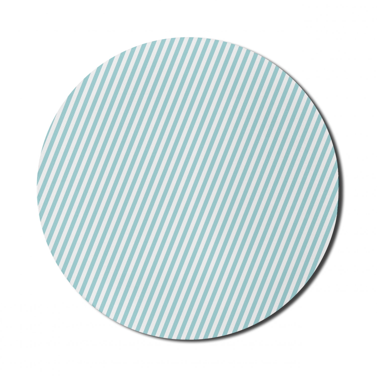Modern Mouse Pad for Computers, Soft Colored Skewed Bold Stripes Lines ...
