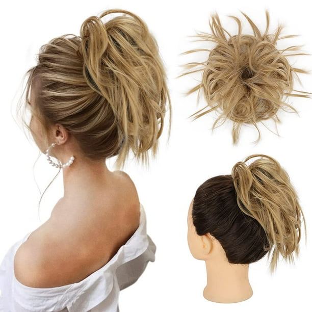 KATEA Tousled Updo Messy Bun Hair Piece Hair Extension Ponytail with ...