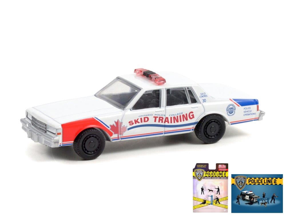 Diecast Car w/Police Figurine Set - Ontario Police College 1987 Chevy ...