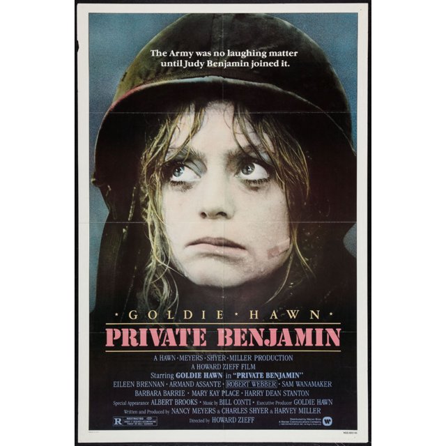 Private Benjamin poster Metal Sign 8inx 12in Metal Art Print 8x12 ...