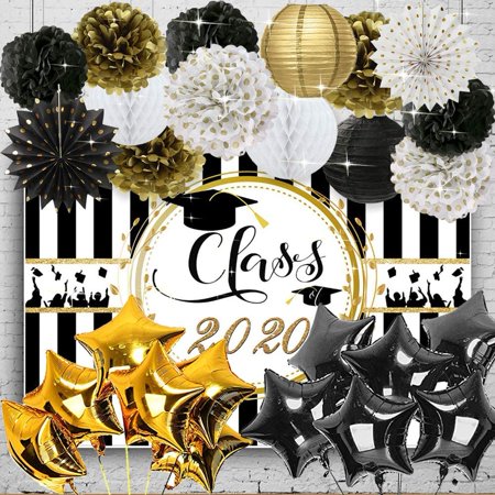 2020 Graduation Party Decorations Class of 2020 Photo Backdrop 2020 ...