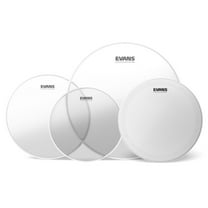 Evans G2 Clear Fusion Pack (10", 12", 14") with 14" HD Dry Snare Batter ...