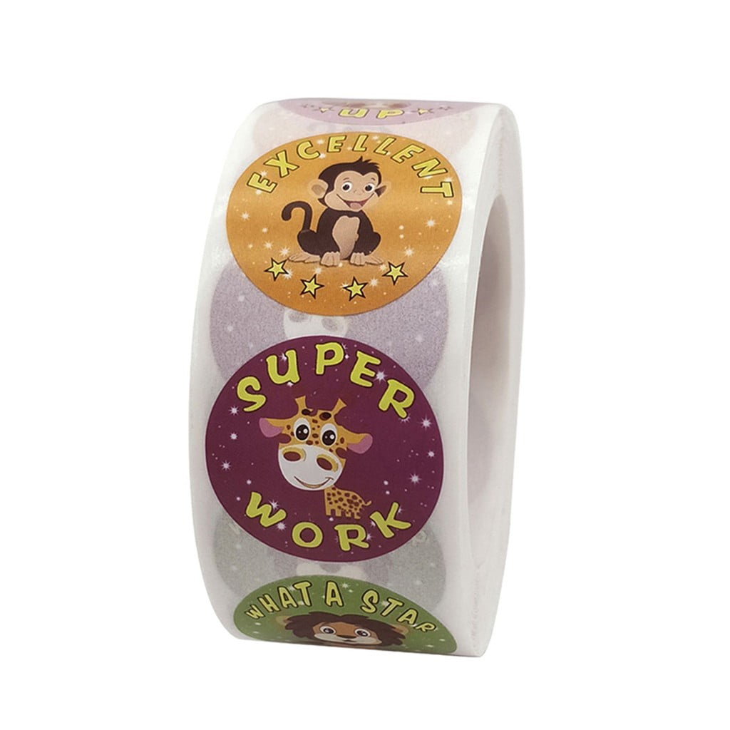 Cotonie 1000pcs School Stickers 1 Inch Teacher Supplies for Classroom ...