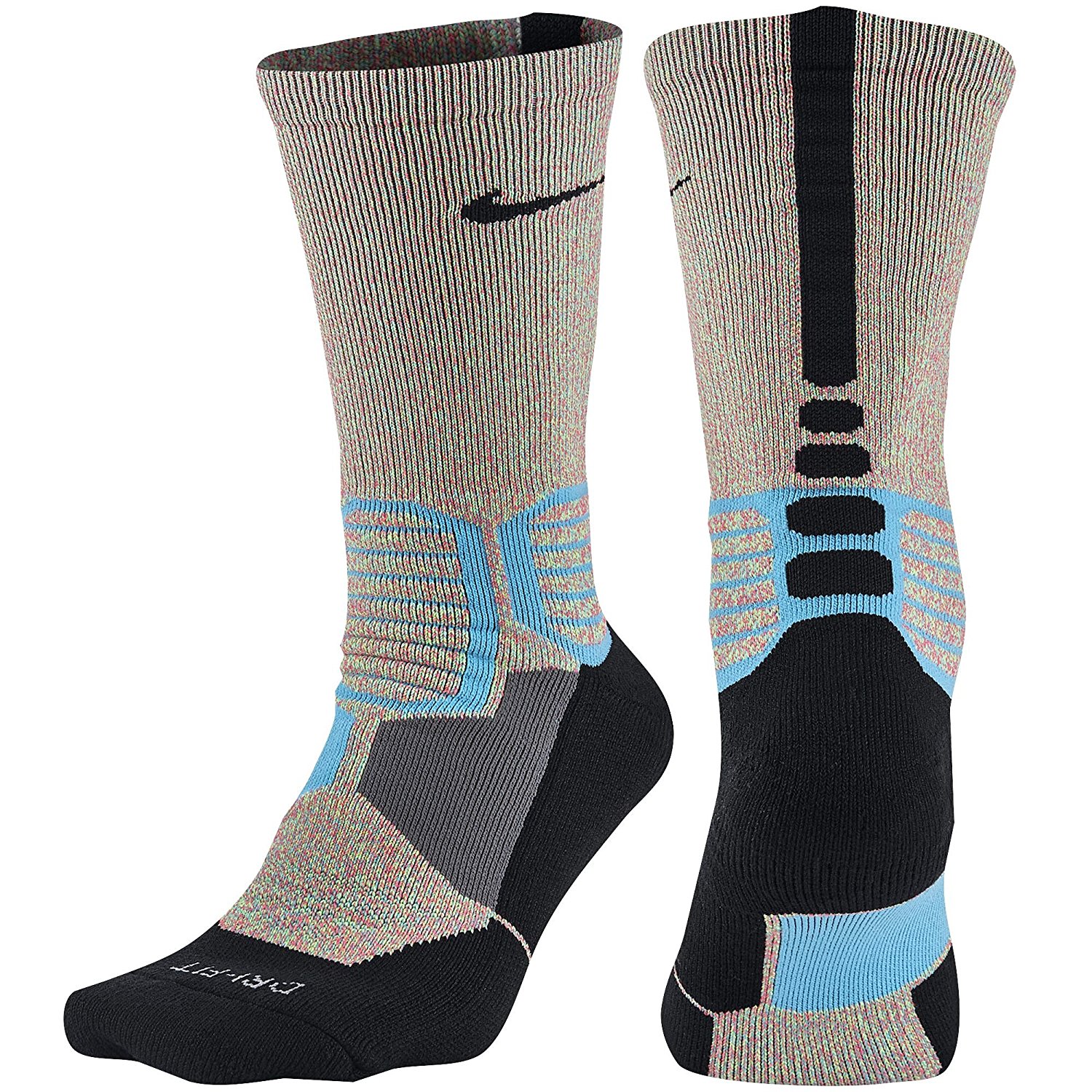 Nike Nike Hyper Elite Crossover Men s Basketball Crew Socks Medium 6 Nike Nike Hyper Elite Crossover Men s Basketball Crew Socks Medium 6