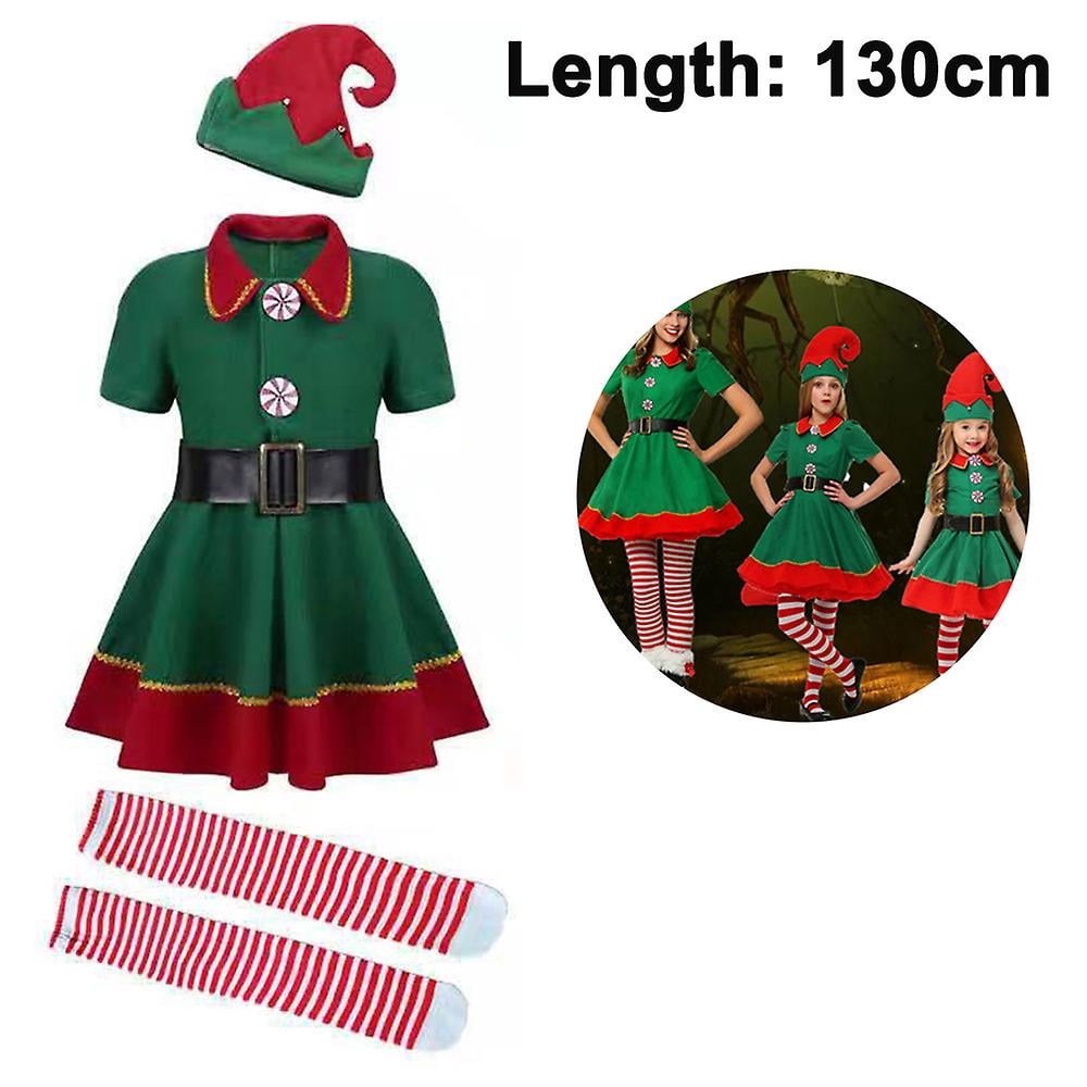 Disfraz de elfo navideño LzGUNGY para mujer 130 cm | Bodega Aurrera en ...