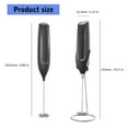 Battery Operated Drink Mixer Wand for Matchas and Cappuccinos Use Milk ...