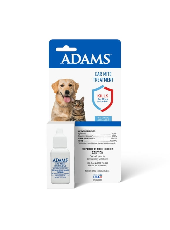 Dog Ear Mite Treatment in Dog Ear Care - Walmart.com