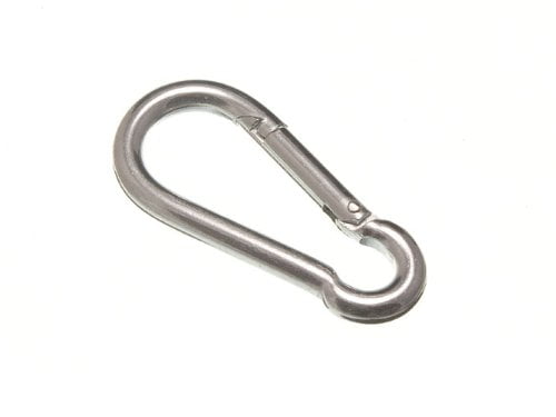 Lot of 40 Snap Spring Clip Carbine Hook (Carabiner) 5Mm 3/16 Inch Zp ...