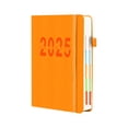 2025 Weekly and Monthly Planner, Purple Hardcover Schedule Book ...