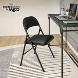 Meco Sudden Comfort Deluxe Fabric Padded Folding Chair - Heavy Duty ...