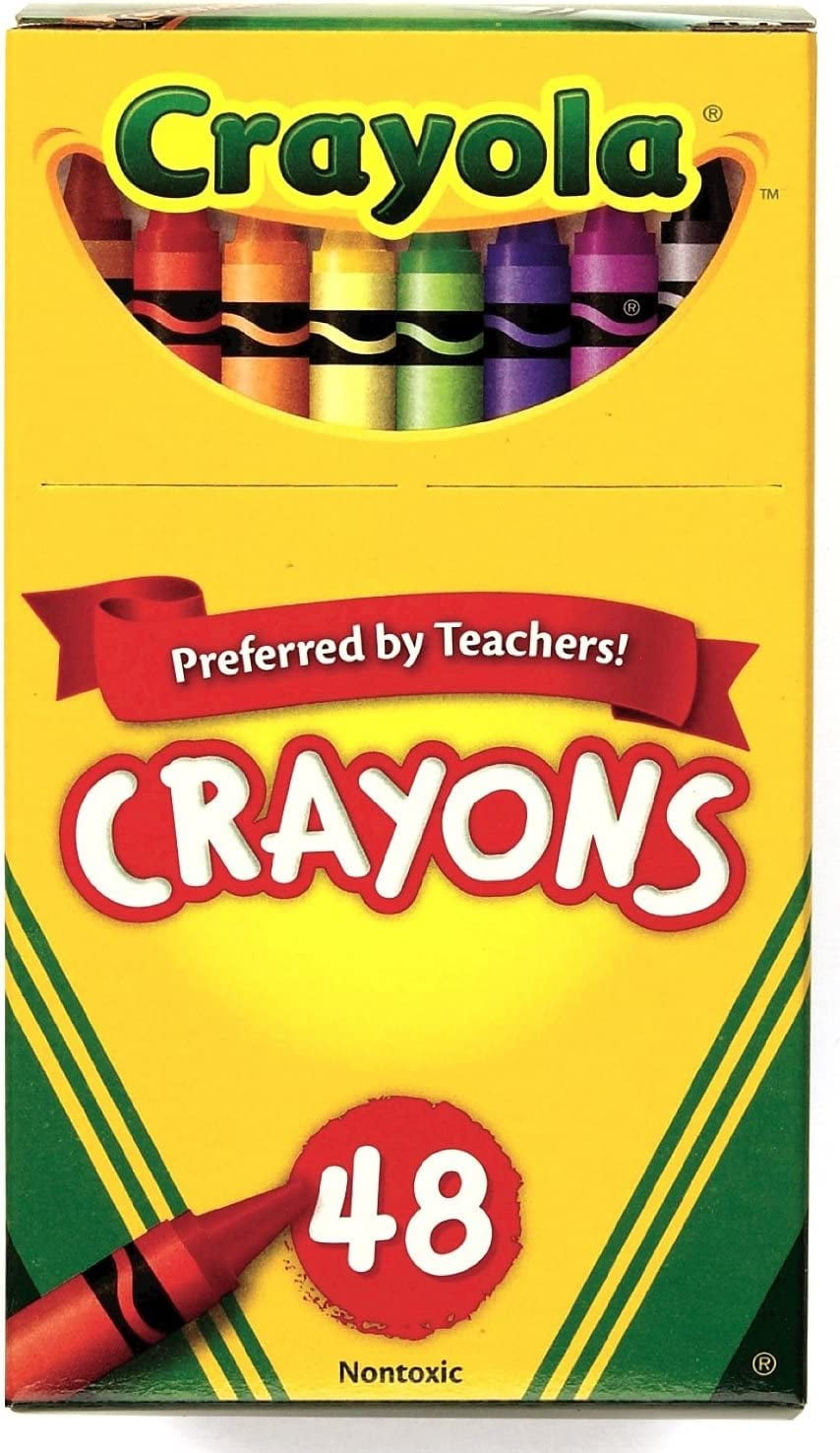 Crayola Nontoxic Crayons - 48 Ea, 6 Pack - Walmart.com