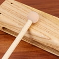 Baade Wood Block Musical Instrument with Mallet Solid Hardwood ...