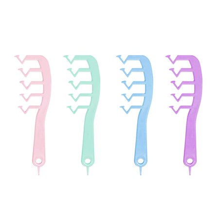 nipocaio 4 Pieces Z-Shaped Wide Tooth Combs, Large Hair Comb Combs ...