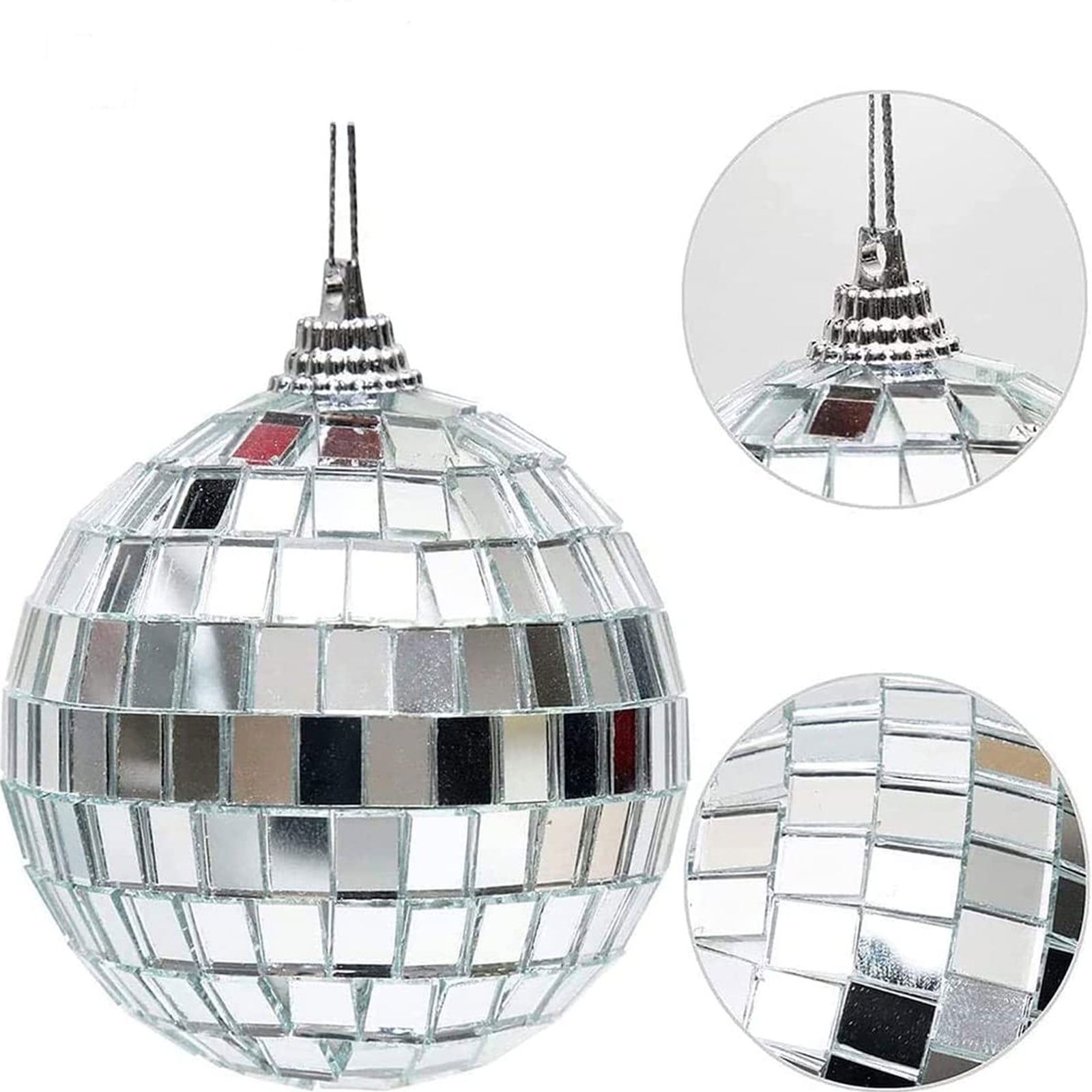 Buy 10 PCS Christmas Ornaments Mini Disco Ball Party Decorations - Mini ...