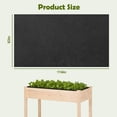 63 * 114 in Raised Garden Bed Liner, Cuttable Non Woven Fabric Plant ...
