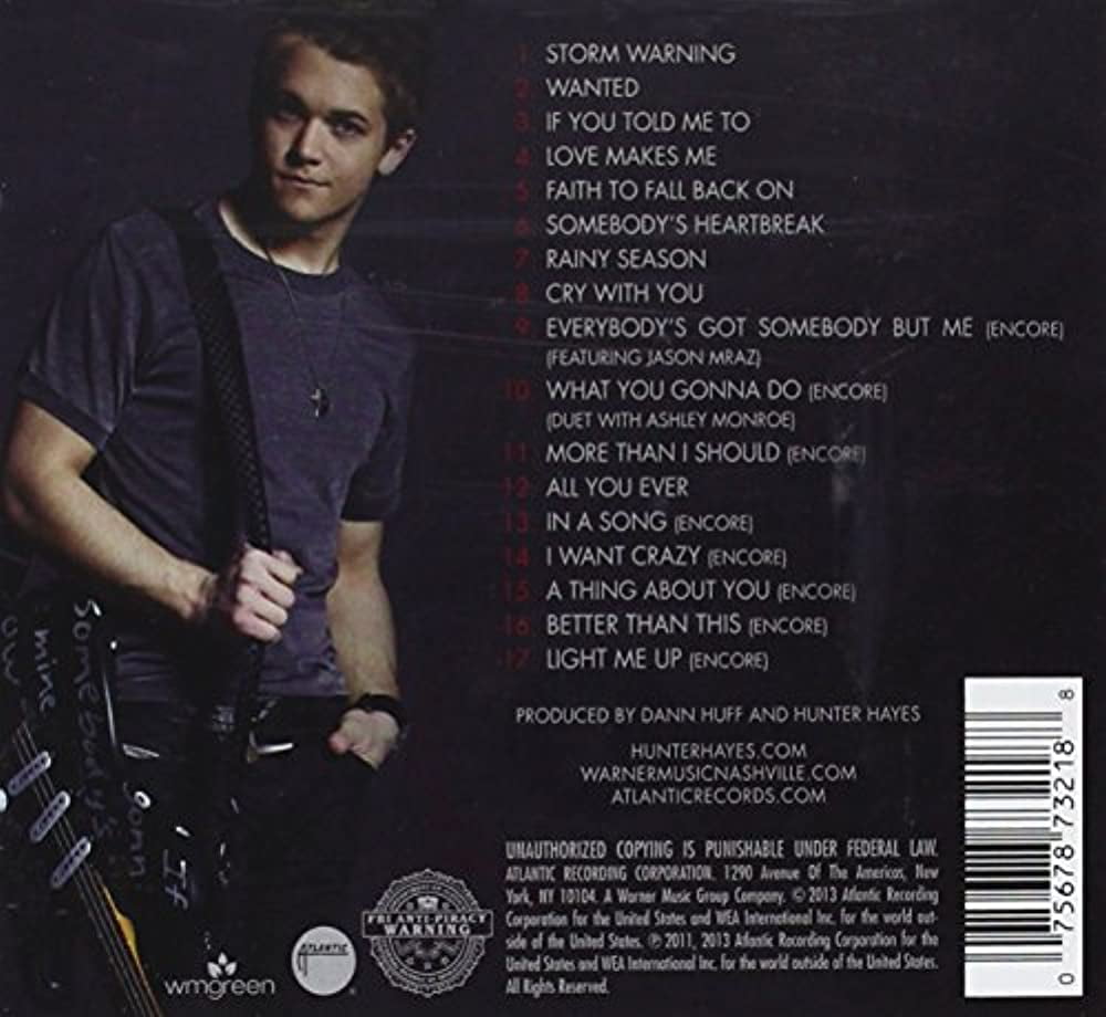 Encore Hunter Hayes Album Cover