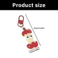 Cartoon Expressive Face Keychain For Bags Purses - Sturdy Keyring ...