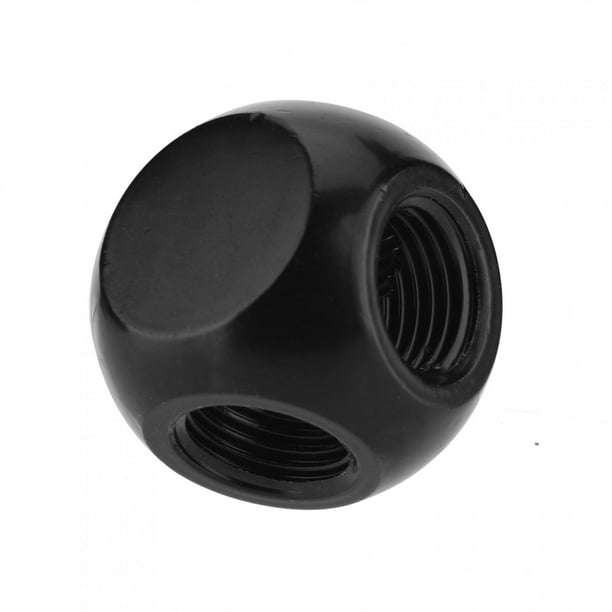 G1/4 Metal Spherical Tube 4 Ways Fitting Connector for PC Water Cooling ...