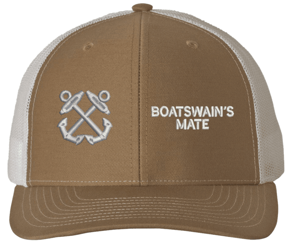 Navy Boatswain's Mate (BM) Rating USA Mesh-Back Cap - Walmart.com