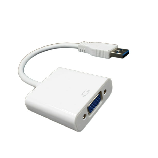 Convertidor de adaptador USB a VGA shamjiam Cable de La Tarjeta Gráfica ...