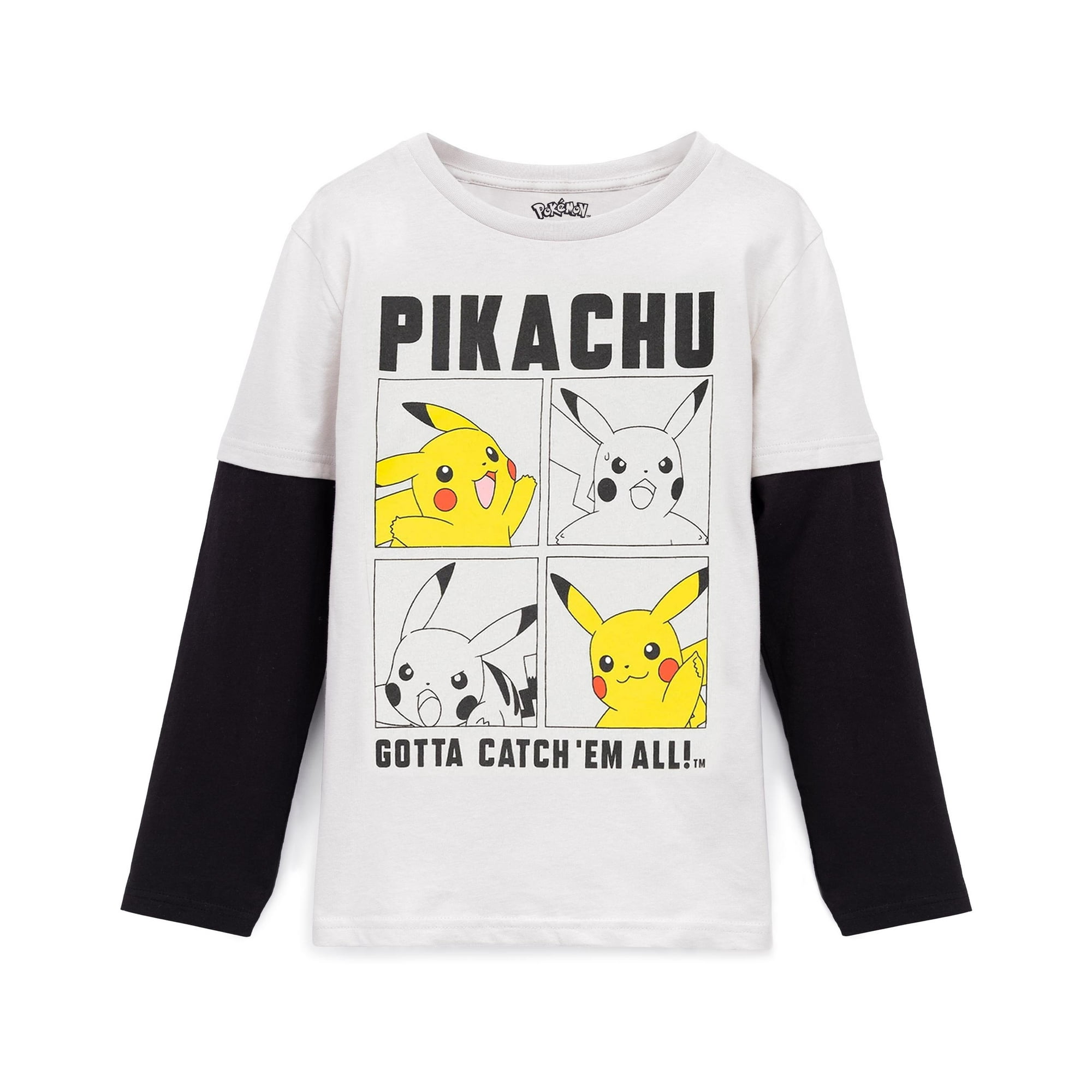 Click here for Pokémon Pokemon Boys Grey Long Sleeved T-Shirt prices