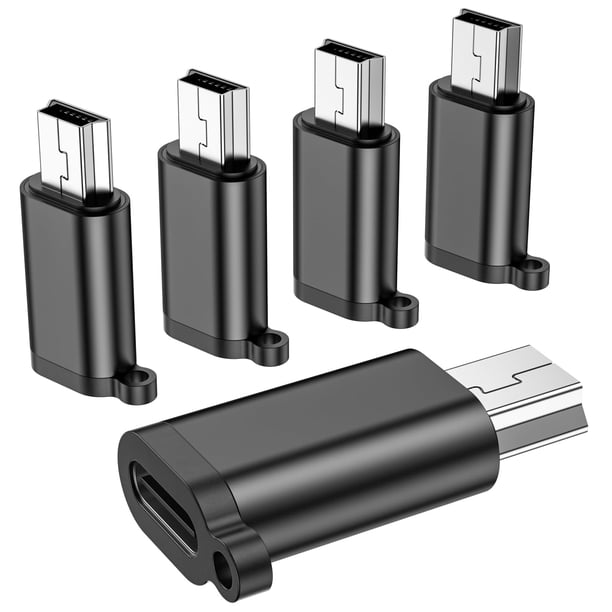 Miniadaptador USB Fidioto USB-C a Mini-USB 2.0 Carga y datos | Bodega ...
