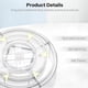 Rotating Cosmetic Organizer,360 Transparent Rotating Makeup Brush ...