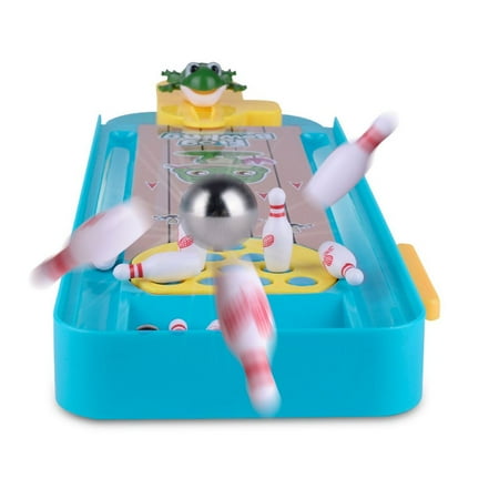 Baohd Indoor Mini Desktop Bowling Game Mini Finger Catapult Desktop ...