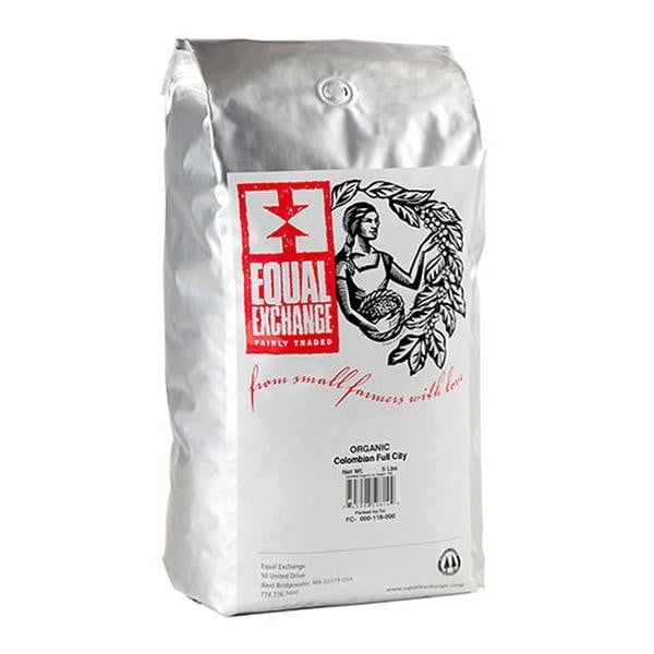 Equal Exchange Organic Colombian Whole Bean Coffee 5 lb. - Walmart.com