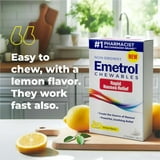 Emetrol Chewables for Rapid Nausea Relief Non-Drowsy, Lemon Flavor, 42 ...