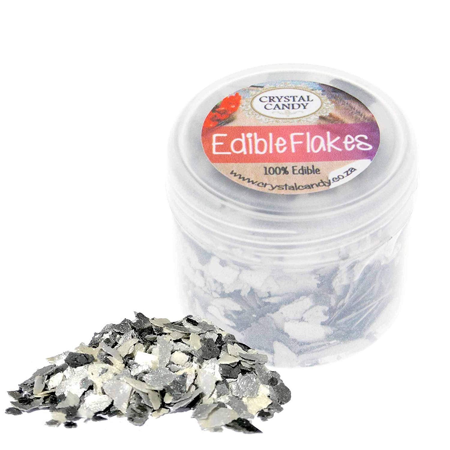Edible Flakes After Dark, 6 Grams by Crystal Candy - Walmart.com