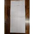 Pack of 5 Executive Business Deskbook Desk Registers Large Format Check ...