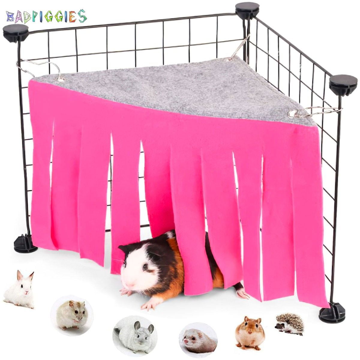 BadPiggies Guinea Pig Hideout Hideaway Corner Peekaboo Toys Cage ...