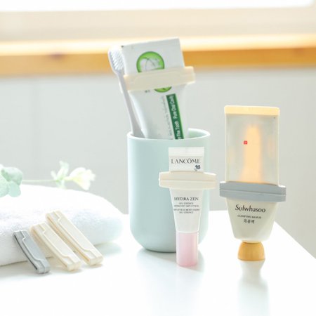 Toothpaste Squeezer Squeeze Tooth Paste Tube Cosmetics Cleanser ...
