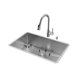 Vigo Undermount Stainless Steel Kitchen Sink, Faucet, Colander, Grid ...