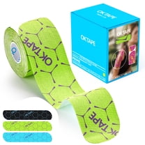 OK TAPE Precut Kinesiology Tape for Knee, Thigh, IT Band Pain Relief ...