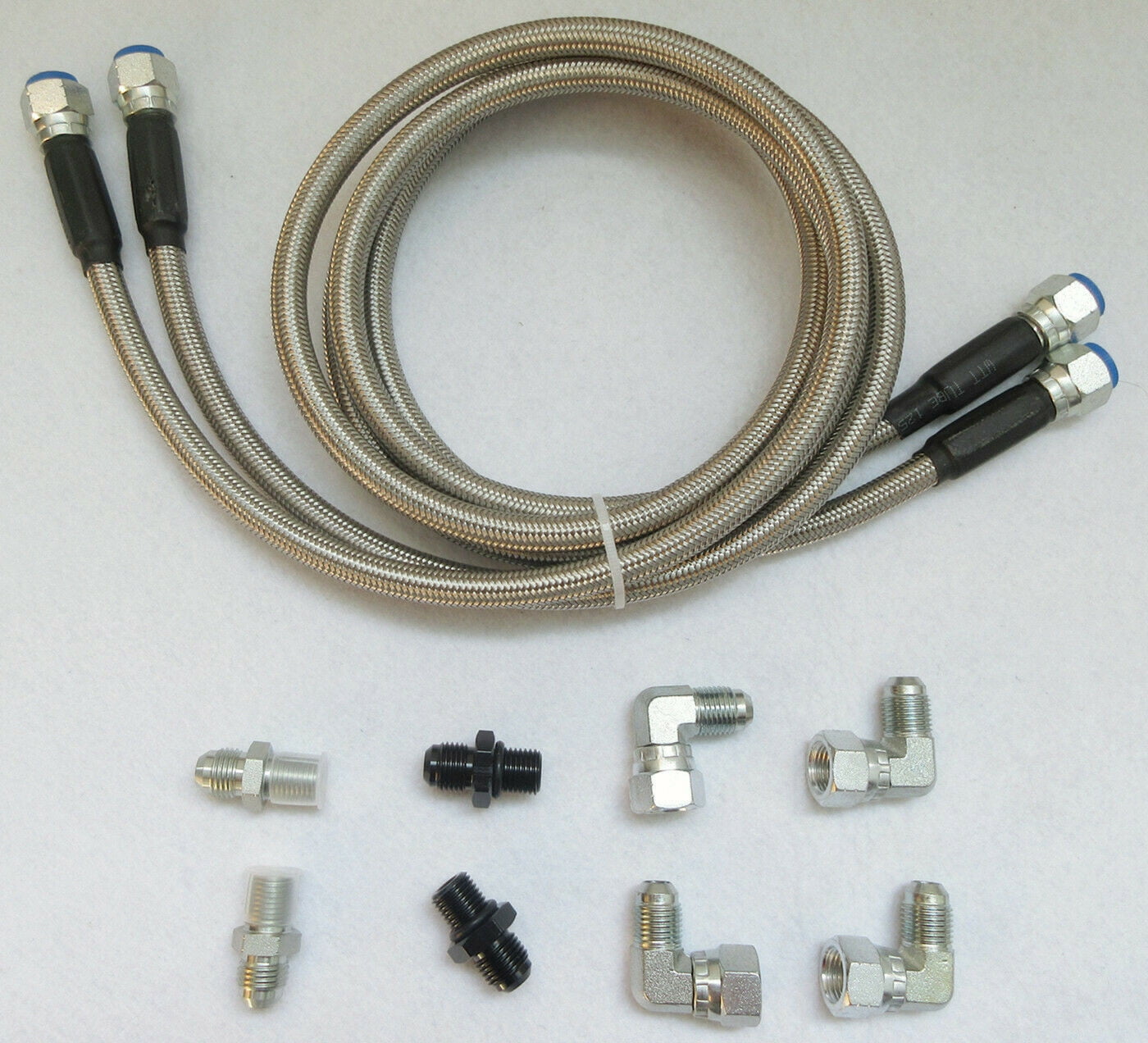 Automatic Transmission Cooler Lines Kit 6AN Hose Line Kit fit GM 4L60E ...