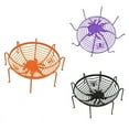 Halloween Spider Web Bowls, Plastic Basket Bowls Fruit Container, Treat ...