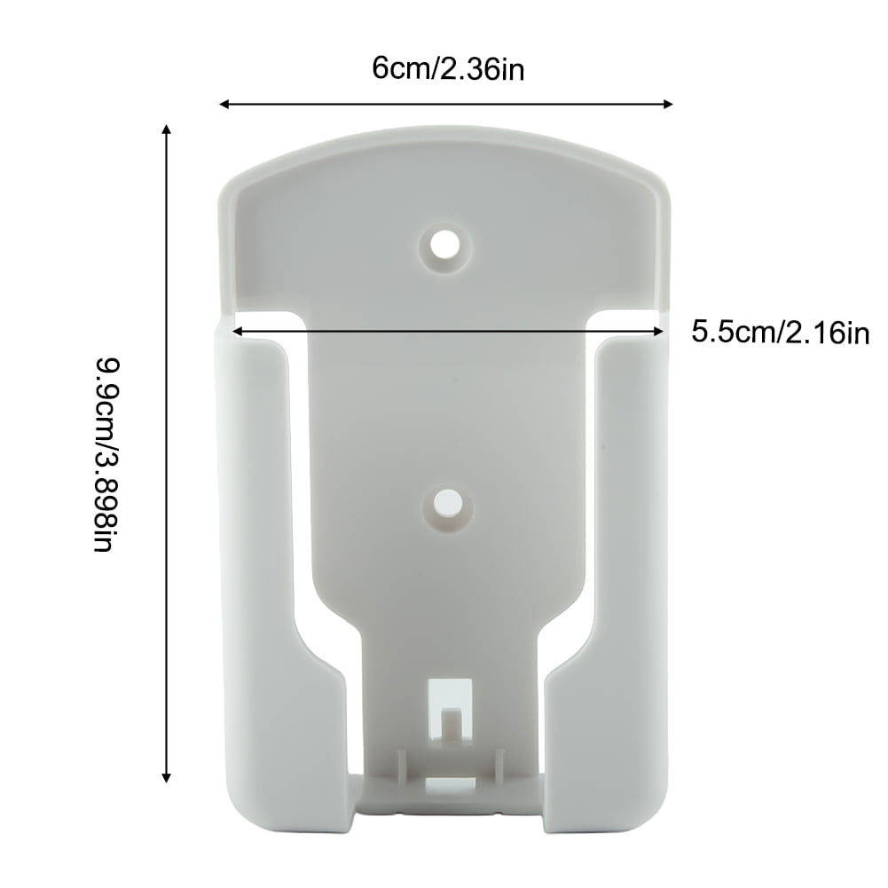 BESHOM Universal White Air Conditioner Remote Control Holder Wall ...