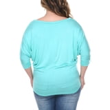 Women's Plus Size Dolman Top - Walmart.com