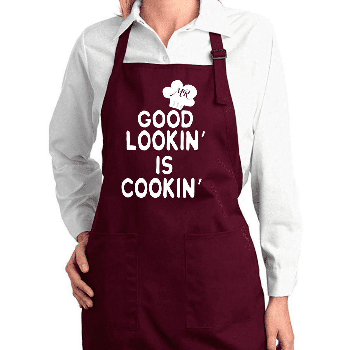 Good Lookin' Is Cookin' Funny Chef Kitchen Cooking Apron with Pockets ...